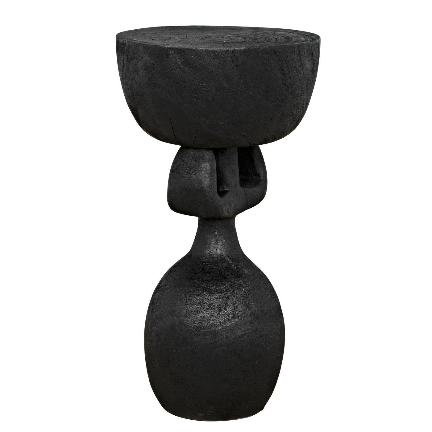 Noir Achebe Solid Wood Abstract End Table | Perigold
