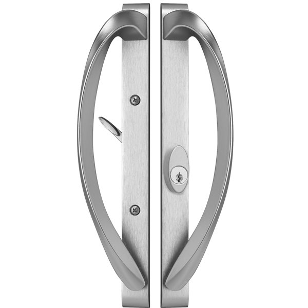 Rockwell Security Modena Contemporary Sliding Door Handle with Offset ...