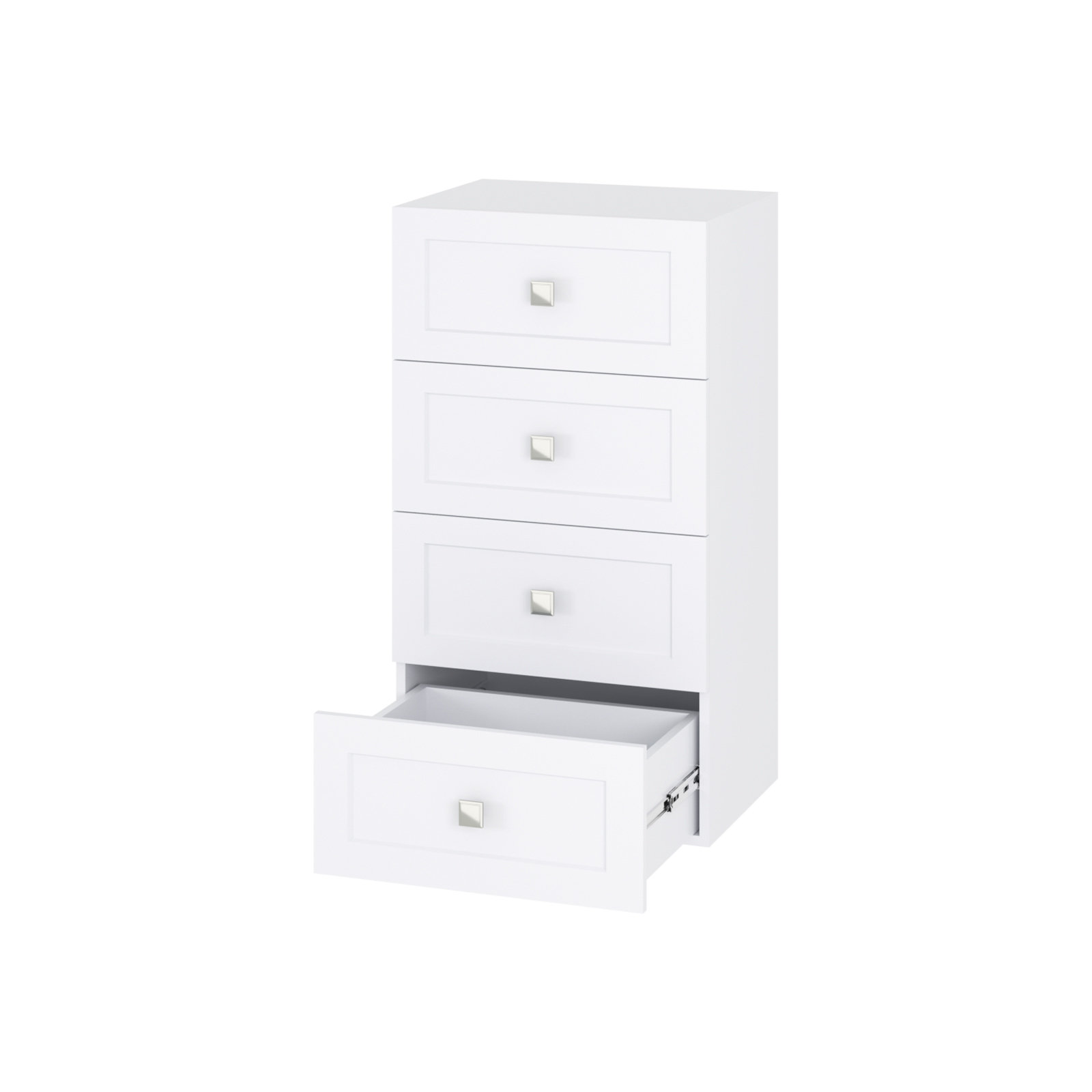Latitude Run® 19.5" x 14" x 36" 4 Drawer Short Tower Unit Combined ...