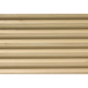 Ornamental Mouldings Hardwood Reversible Fluted Victorian Moulding 6" H ...