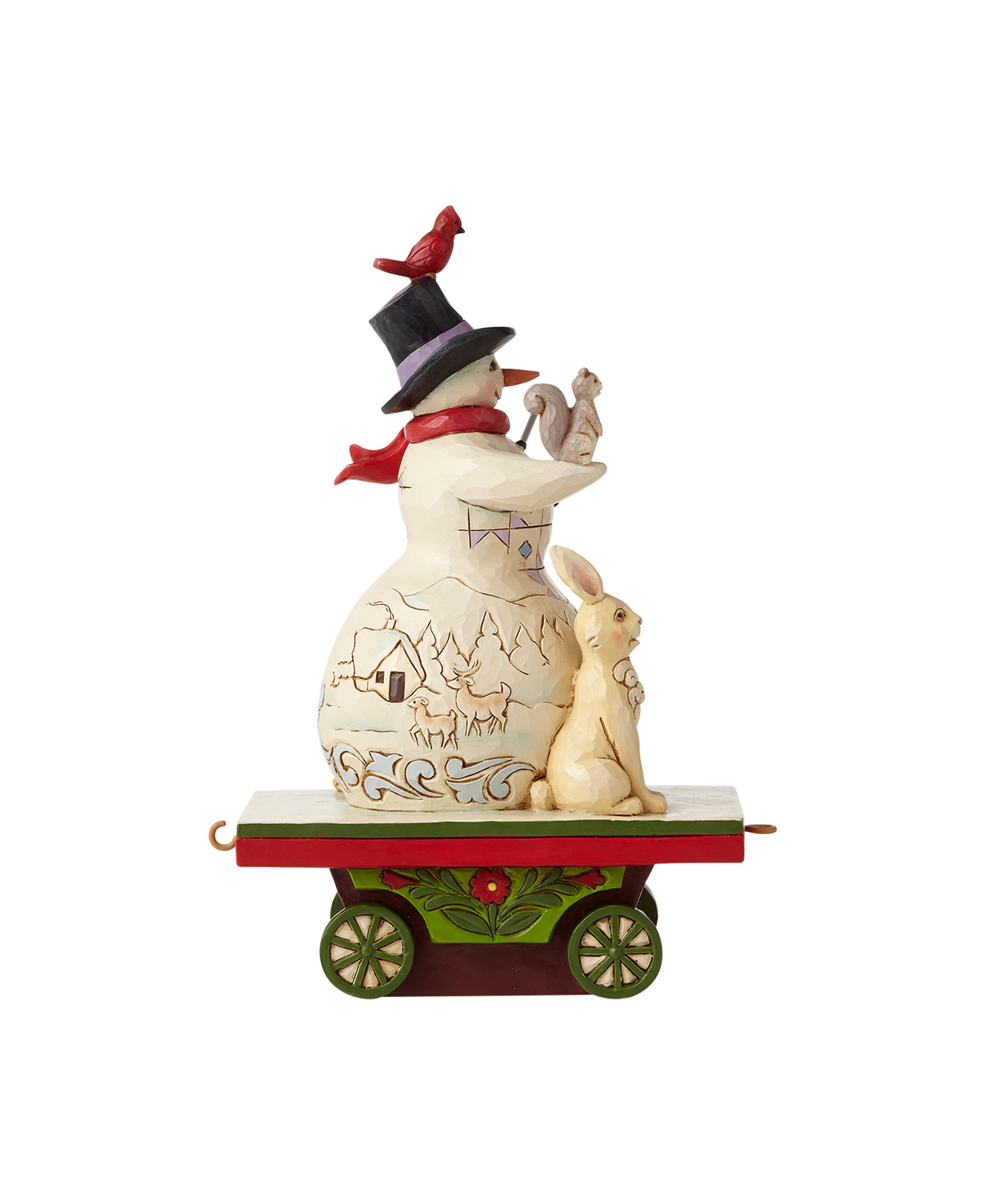 Jim Shore Heartwood Creek Next Stop Winter Snowman Train Car Christmas ...