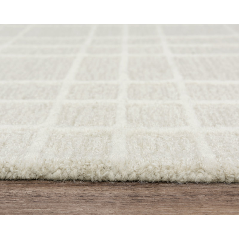 Alec Wool Ivory/White Rug & Reviews | Joss & Main