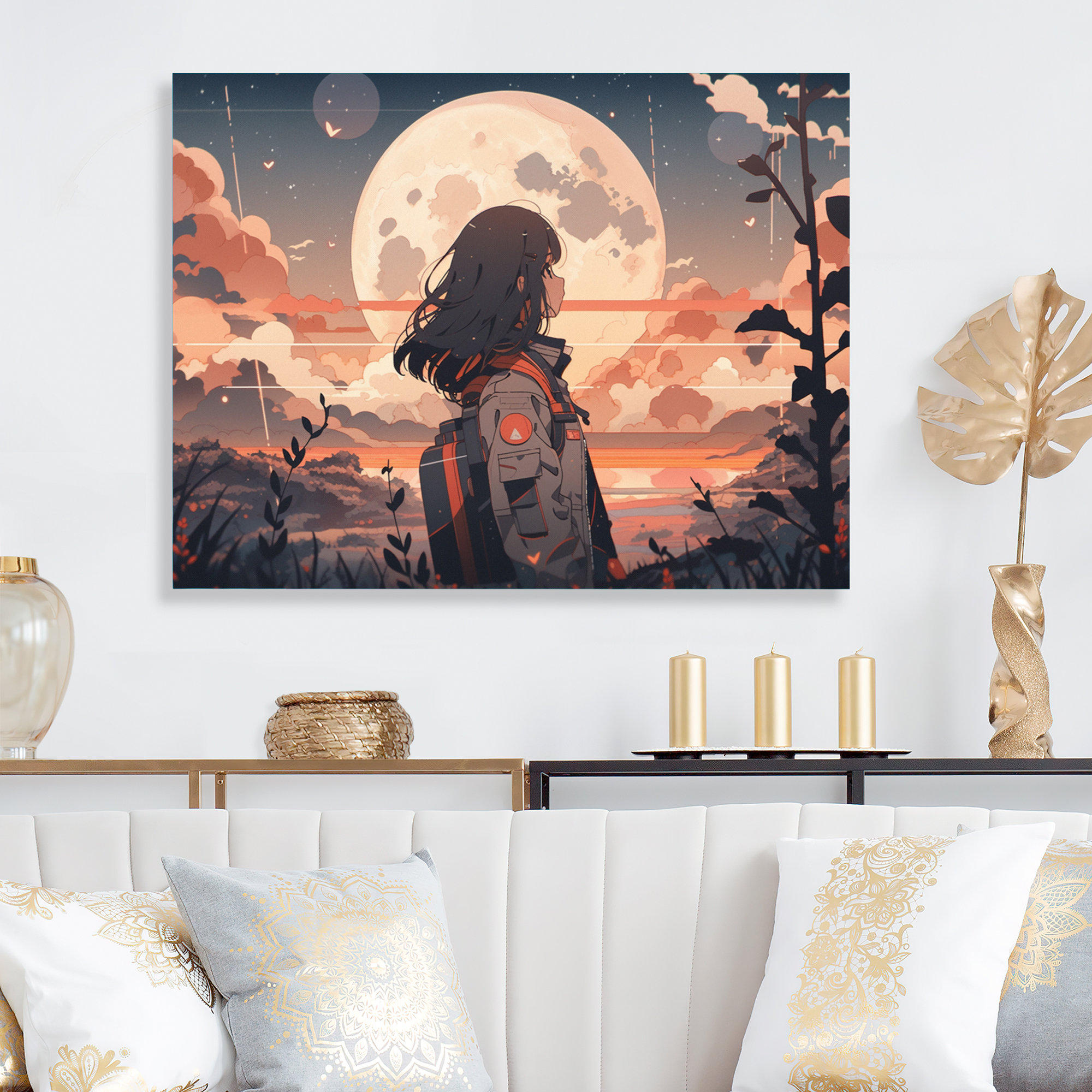 Winston Porter Female Parody Character II - Fashion Woman Metal Wall ...