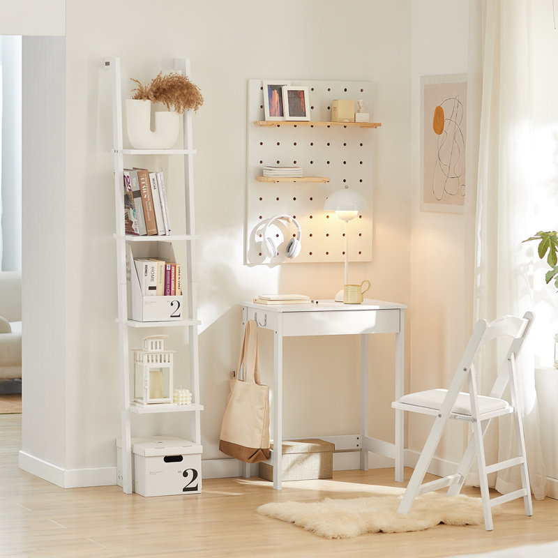 Latitude Run® Greycen Small Secretary Writing Desk with Drawer ...