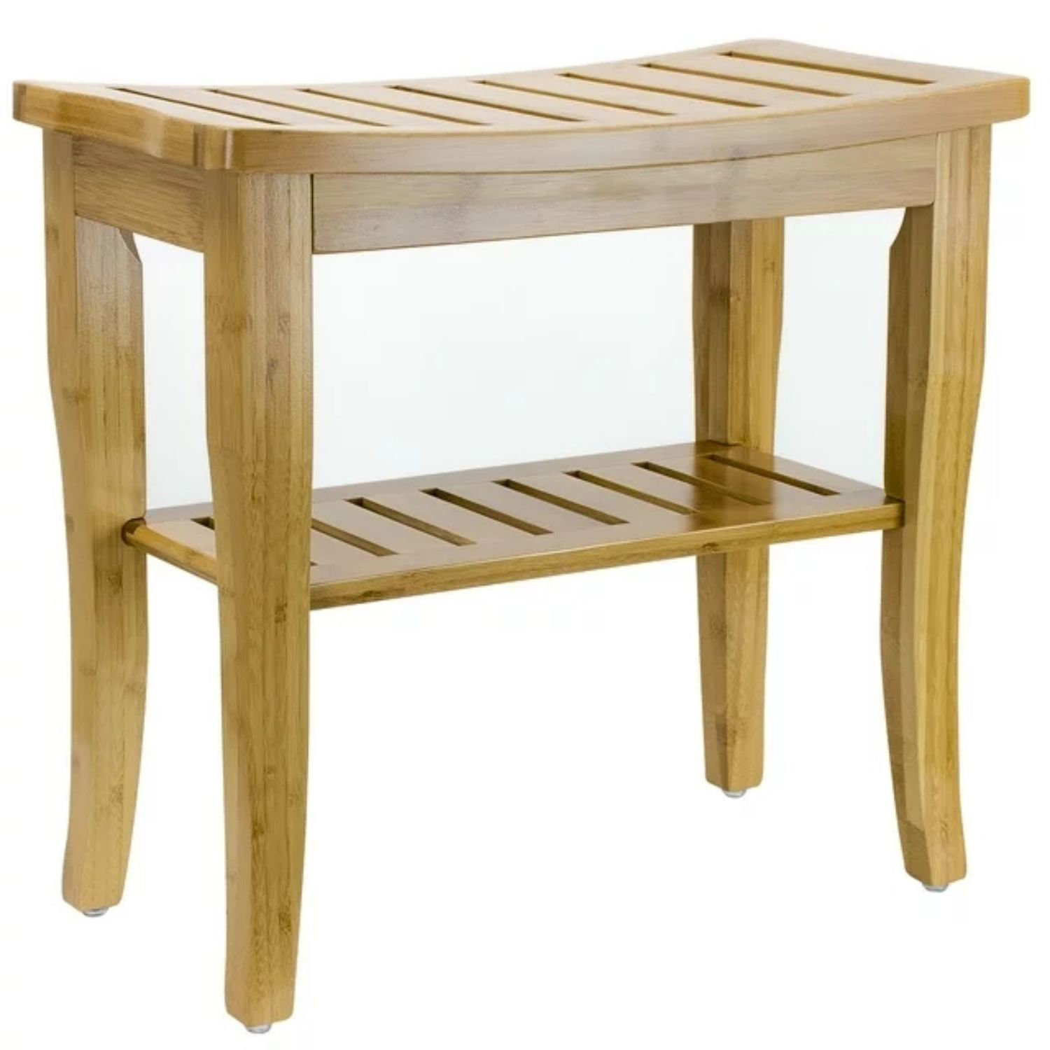 Rebrilliant Natelie 19'' W Bamboo Shower Bench | Wayfair