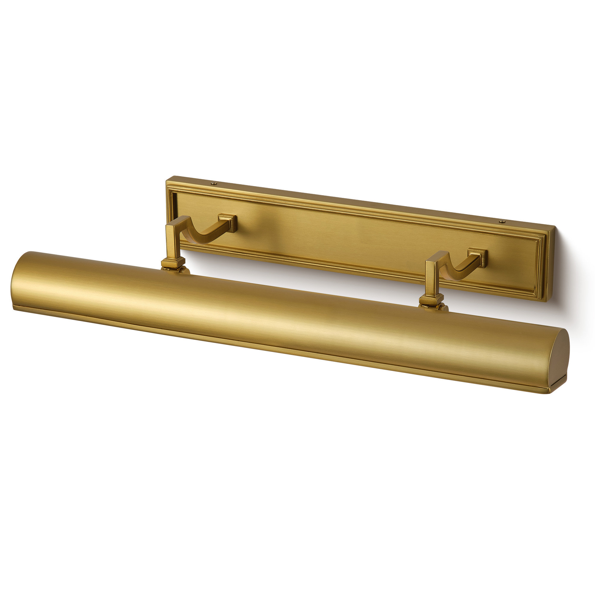 Latitude Run® Liesse 18"/24"Luxury Dimmable Adjustable Brass Wall ...