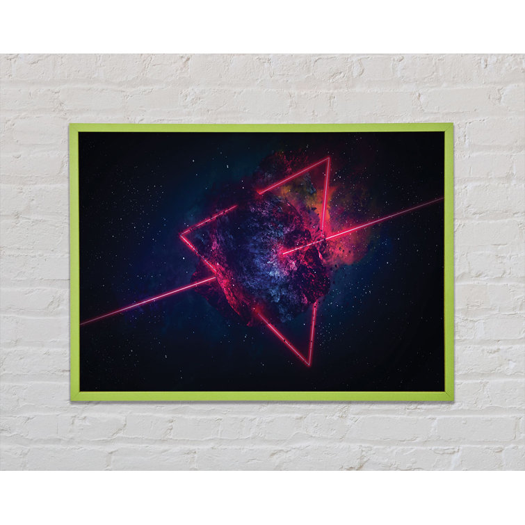 Ivy Bronx Triangle In Space - Single Picture Frame Art Prints | Wayfair ...