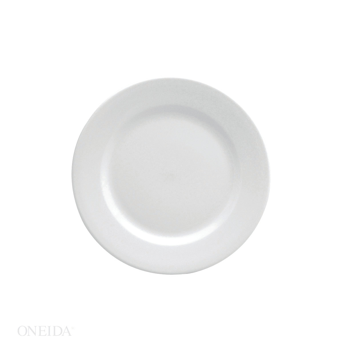 Oneida Bright White Ware (Rolled Edge) Plates, by Buffalo | Wayfair