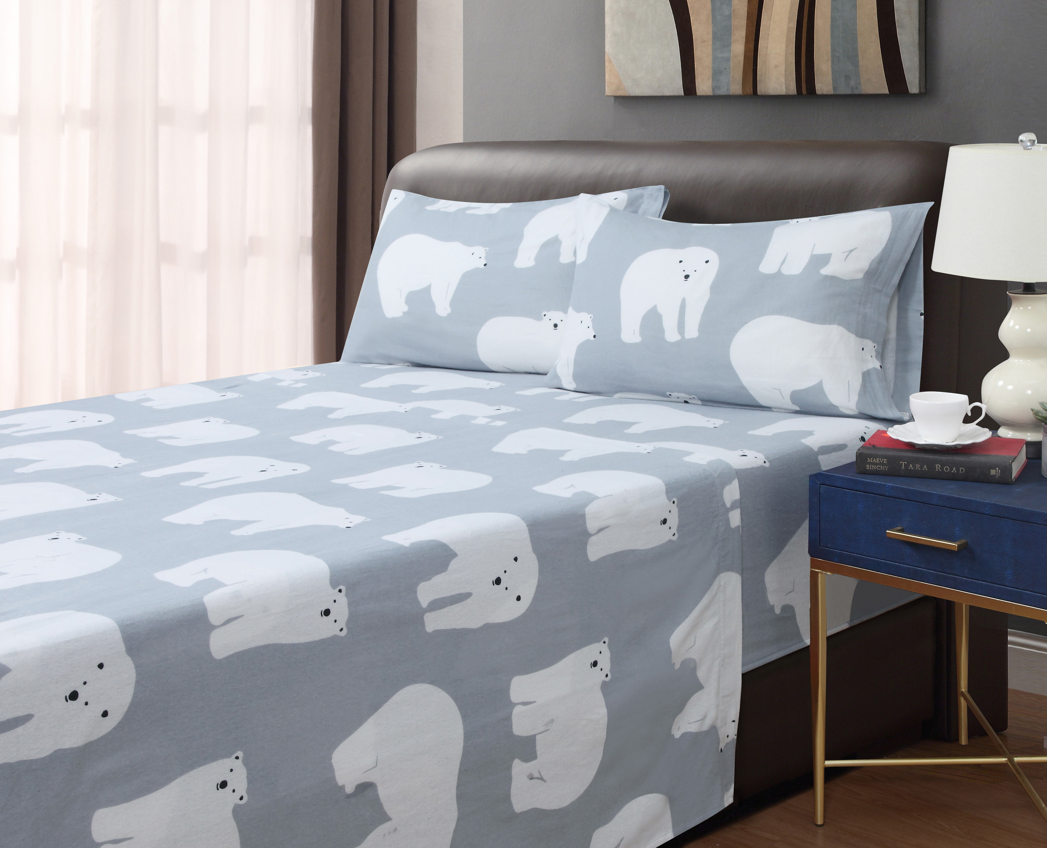 Latitude Run® Dahir Animal Print Microfiber Flannel Sheet Set & Reviews ...