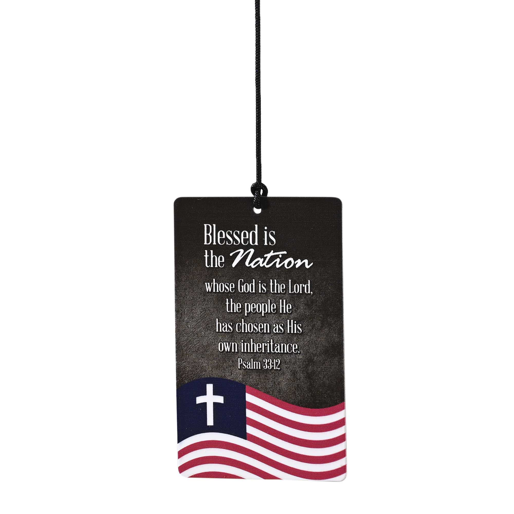 Trinx Gjelosh Blessed Is the Nation Wind Chime | Wayfair