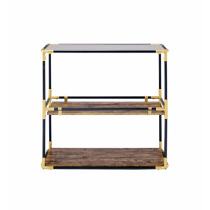 Mercer41 Yuma 33.99'' Glass Top Console Table | Wayfair