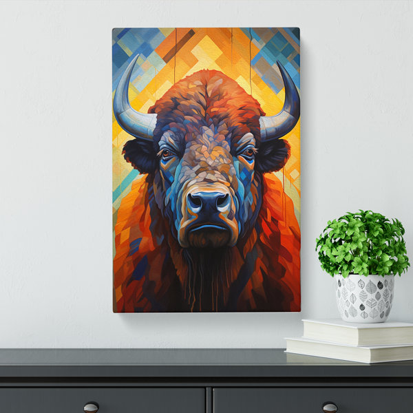 Alpen Home Buffalo Hard Edge No.2 - No Frame Print | Wayfair.co.uk