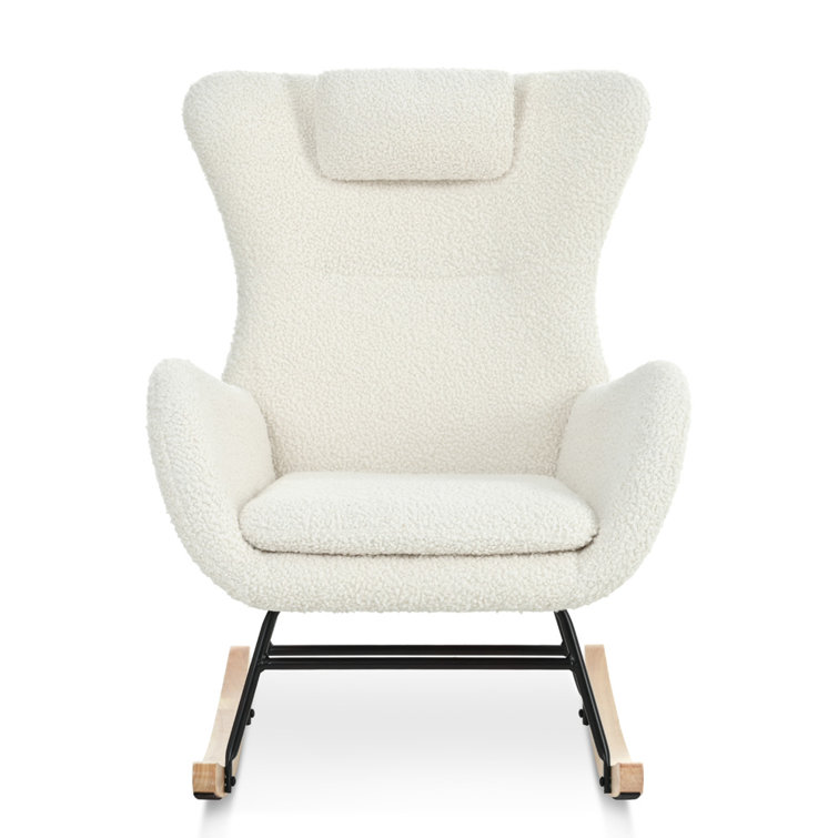 Corrigan Studio® Teddy Upholstered Rocker Glider Chair | Wayfair