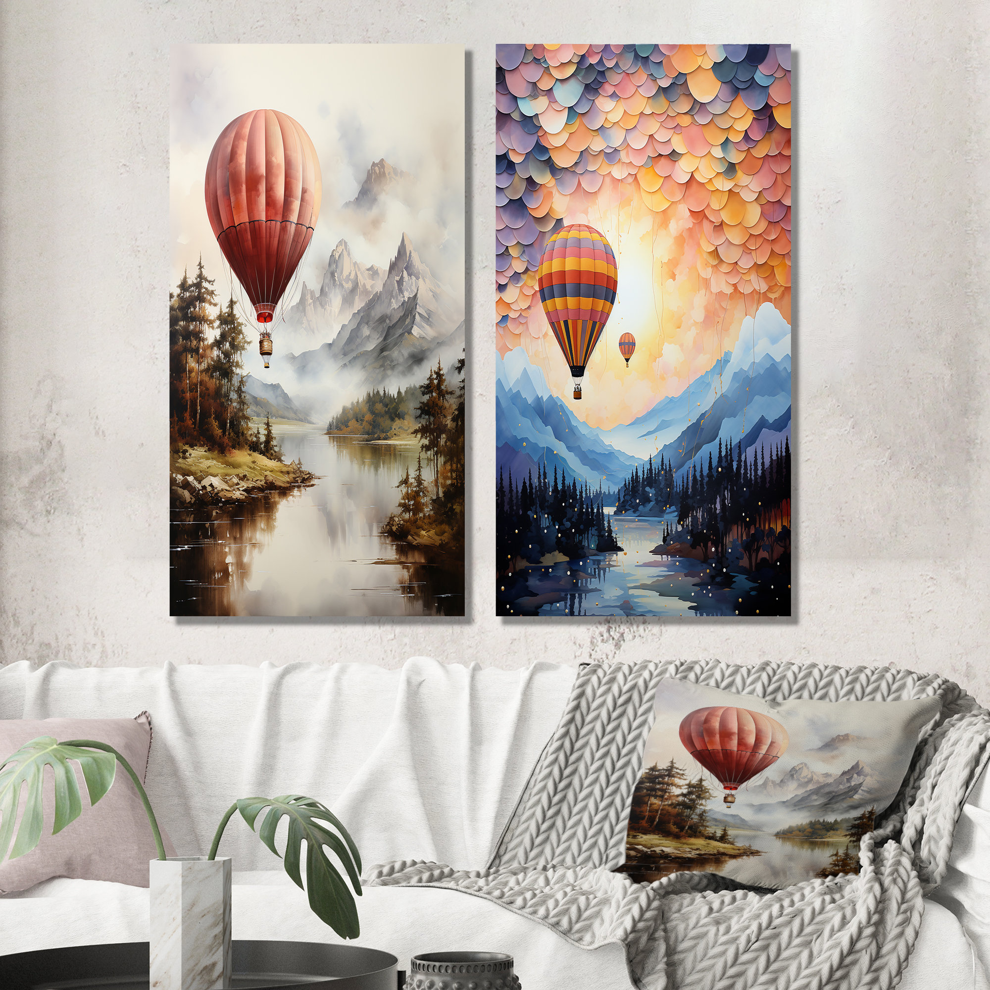 Millwood Pines Mountain View Hot Air Balloon Flight - Hot Air Balloon ...