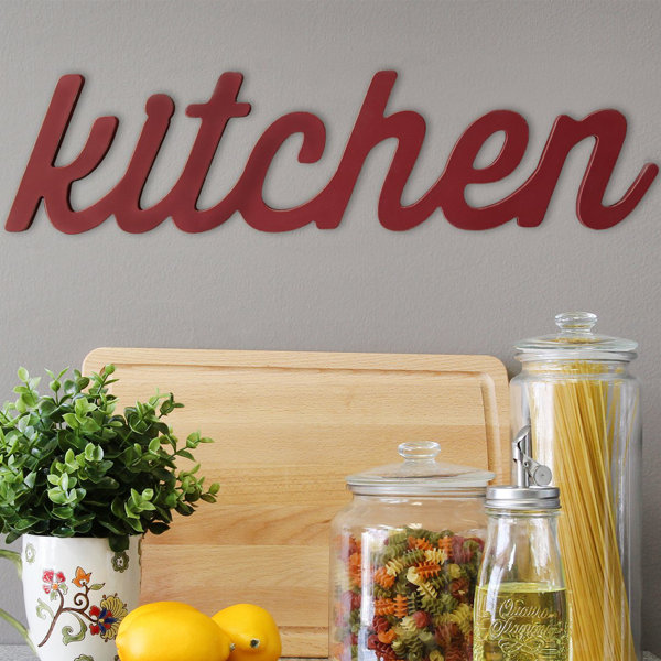 Kitchen-word-sign | Wayfair