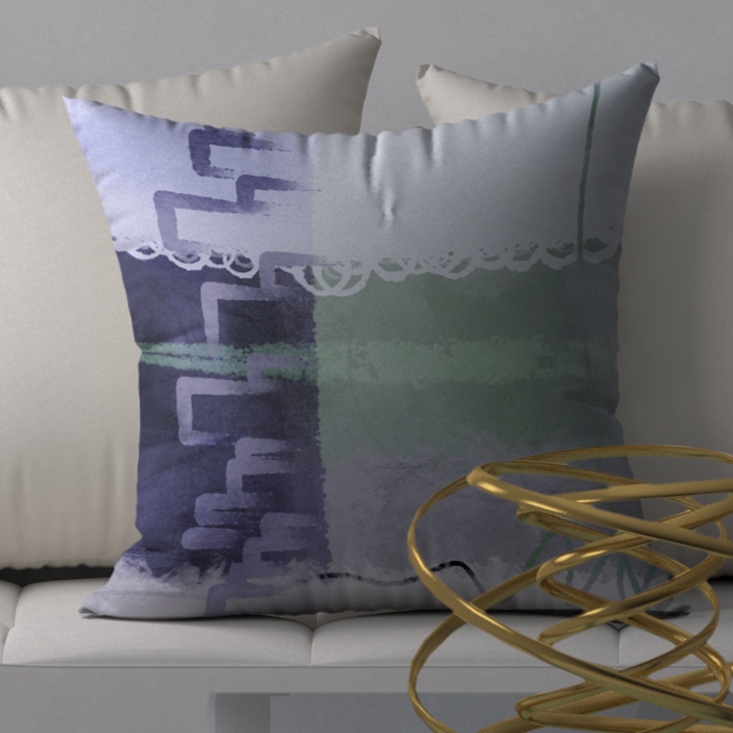 LeRoi Products Power Economy Decorative Square Pillow Cover & Insert ...