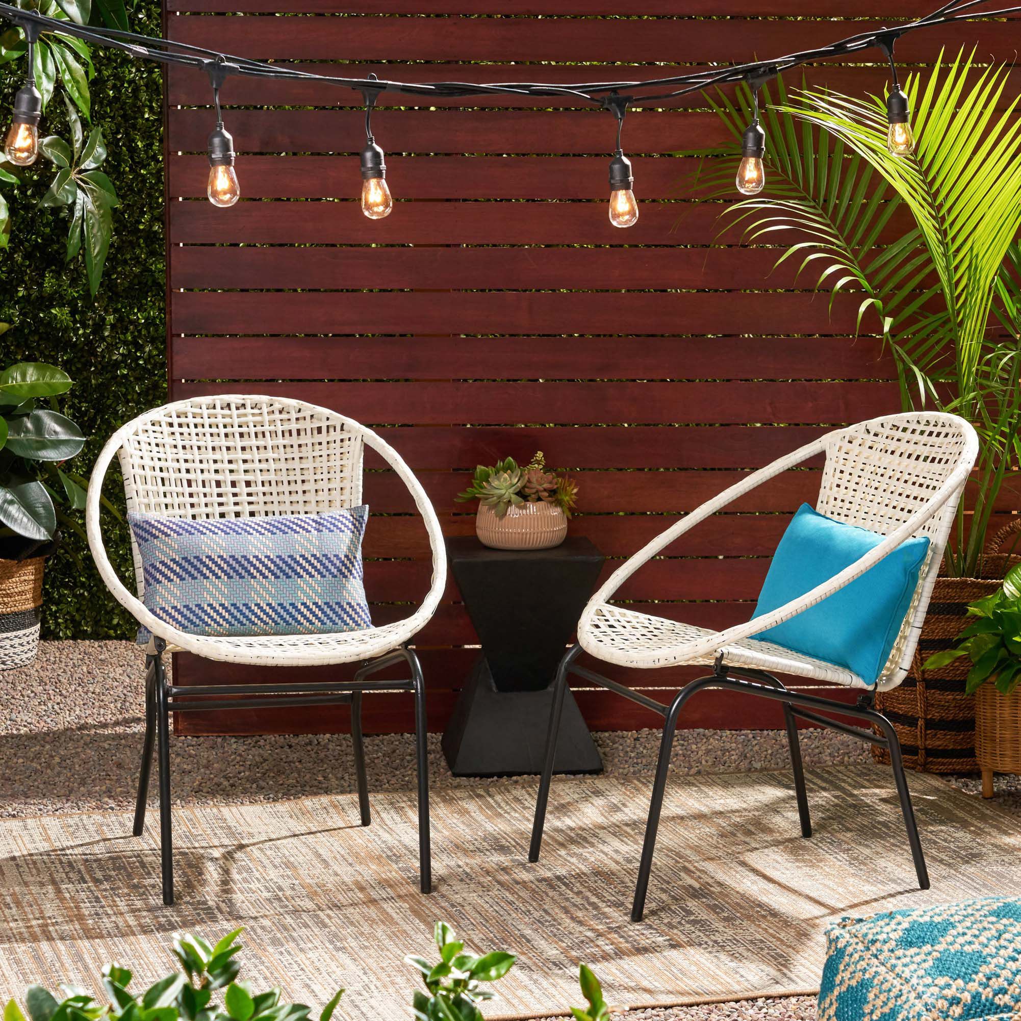 Dakota Fields JAVA OUTDOOR WICKER CHAIR (Set Of 2) | Wayfair