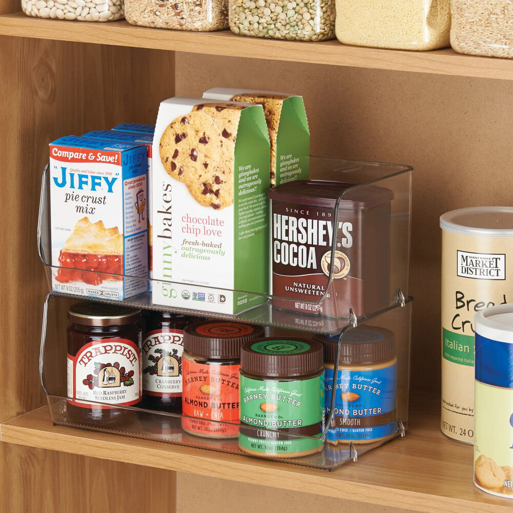 iDesign Meshi Metal Mesh Pantry Basket for Kitchen Organization ...