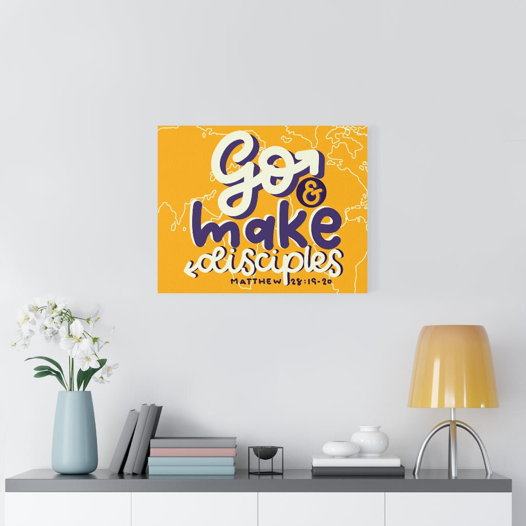 Trinx Go And Make Disciples Matthew 28:19-20 Christian Wall Art Bible ...