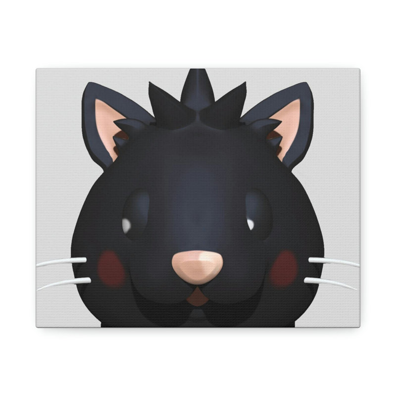 Harriet Bee Black Cat by Kelly Johnson - Wrapped Canvas Graphic Art ...