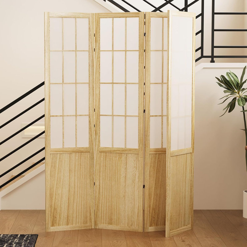 Gracie Oaks 5.6FT Room Divider And Folding Portable Partition Screen ...