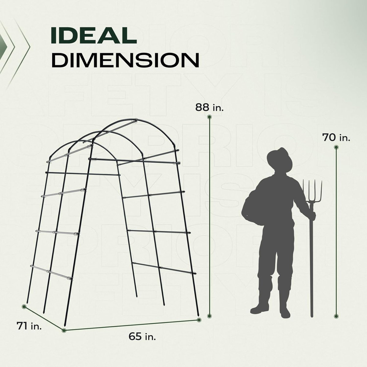 Arlmont & Co. Sohvi 88'' Durable Stainless Steel Garden Arch Trellis ...