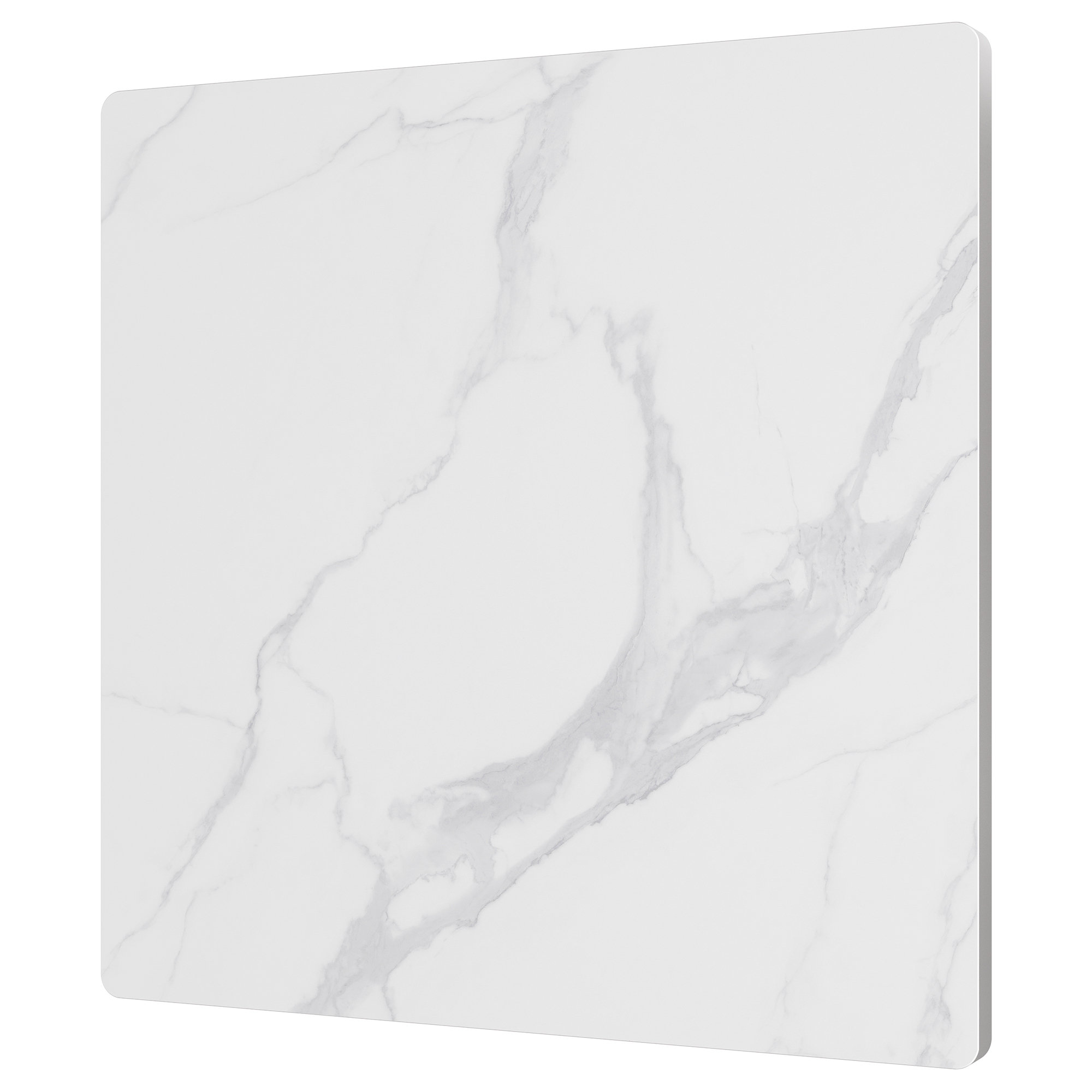 RELEYU Sintered Stone Square Edge Ceramics Table Top | Wayfair