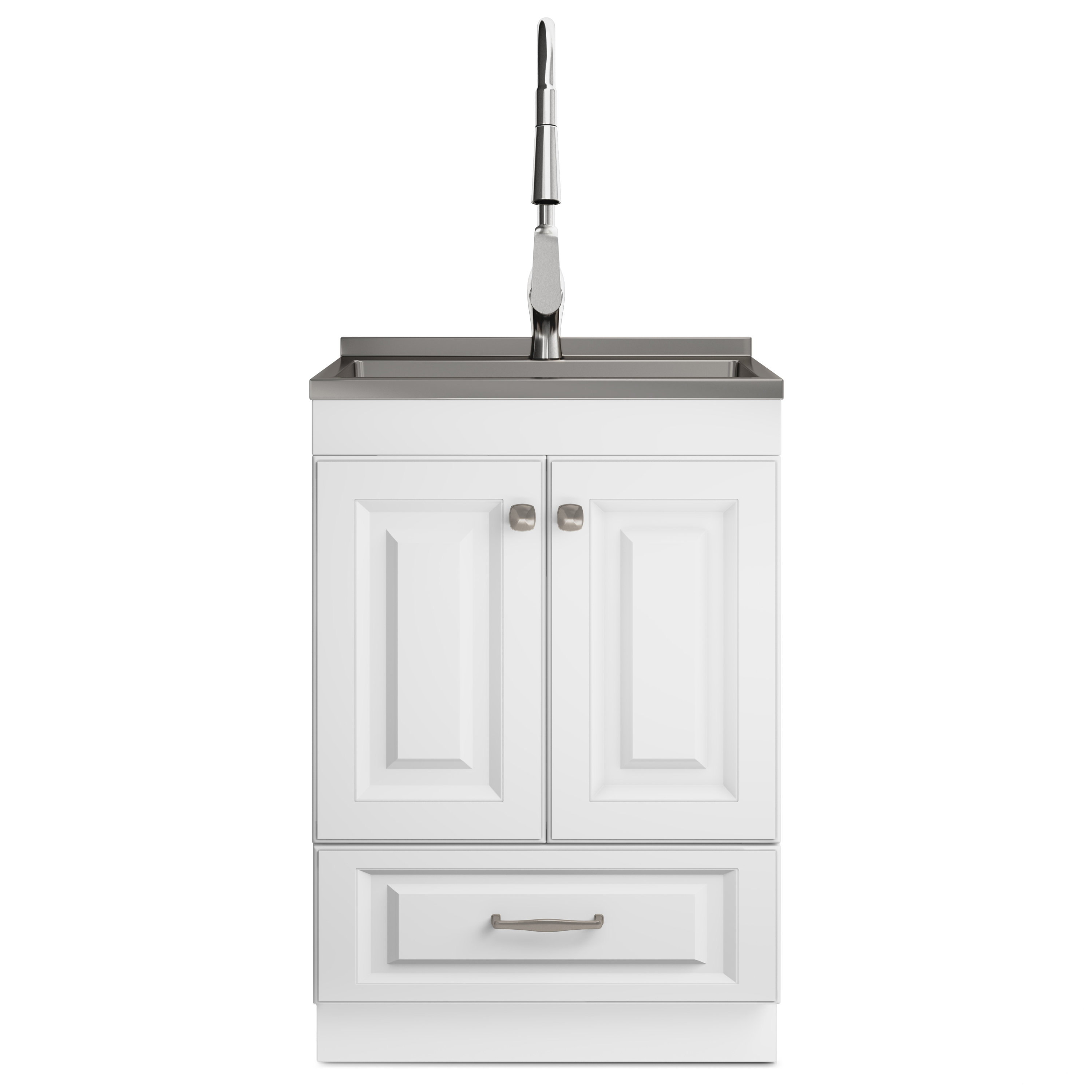 Simpli Home Lawrence 24" Utility Sink & Cabinet | Wayfair