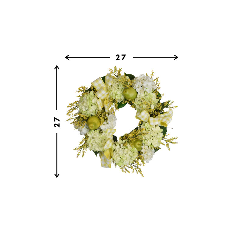 The Holiday Aisle® Handcrafted Faux Heather 27'' Wreath | Wayfair