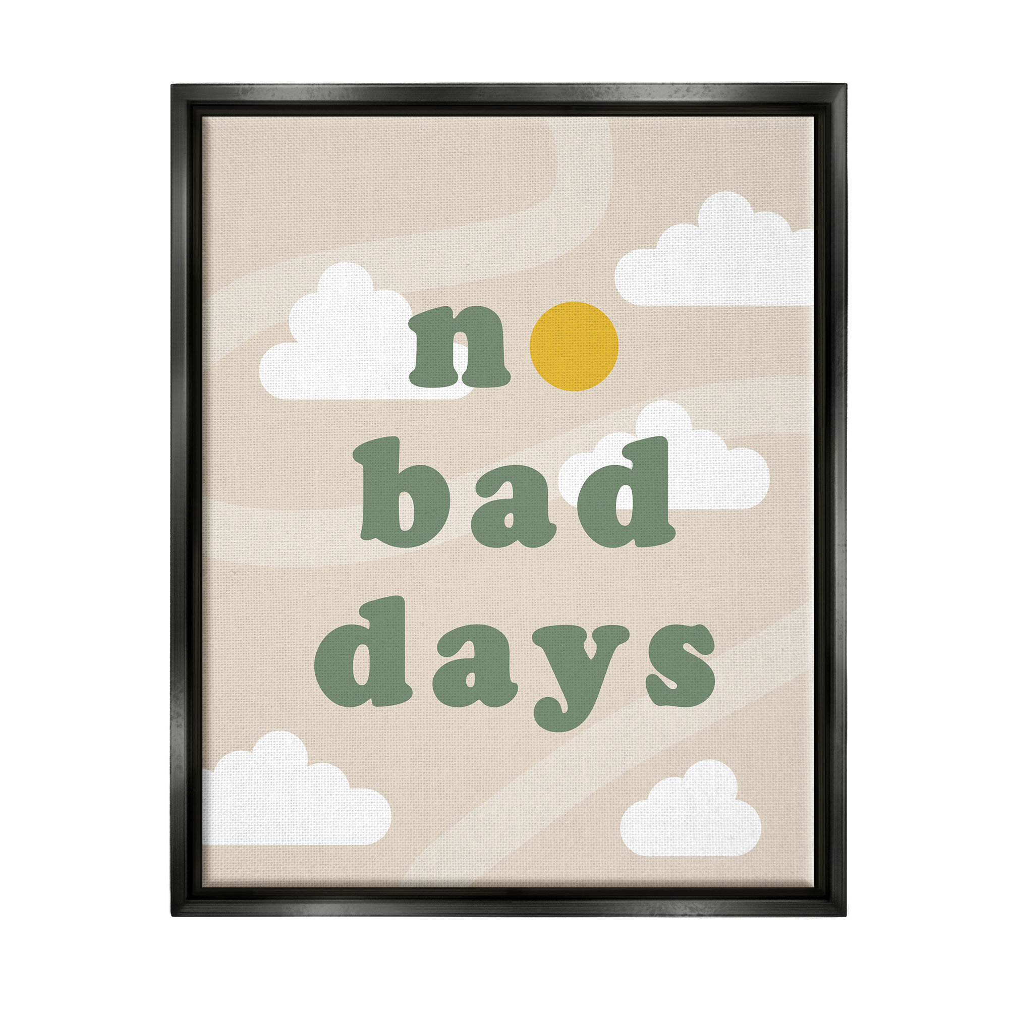 Isabelle & Max™ No Bad Days Minimal Framed Floater Canvas Wall Art ...