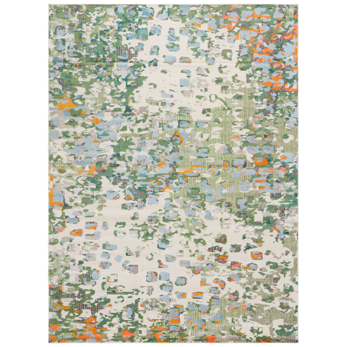 17 Stories Monaco Performance Abstract Rug & Reviews | Wayfair