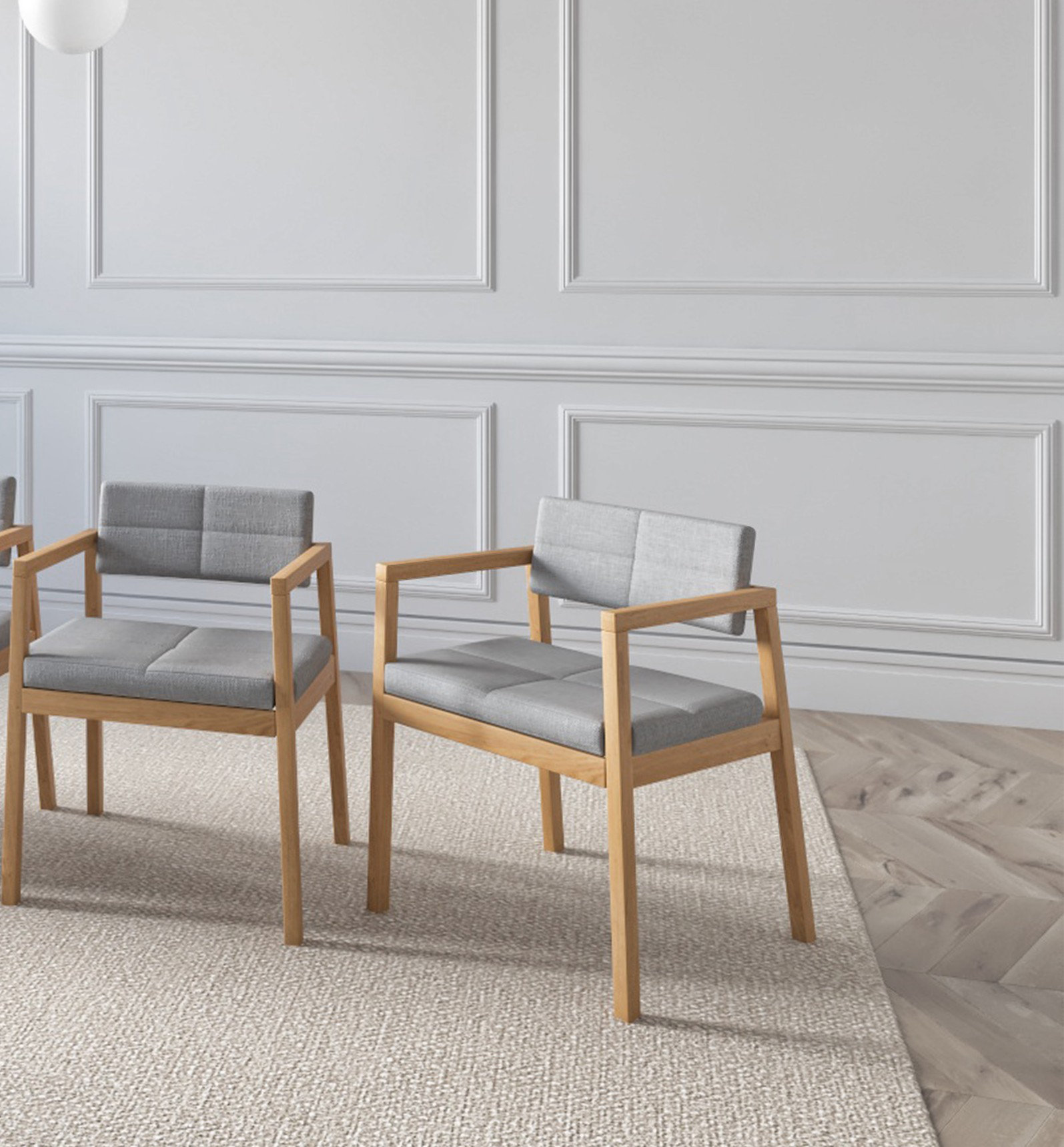 Latitude Run® Capri 2pc Indoor Oak Wood Dining Chairs | Wayfair