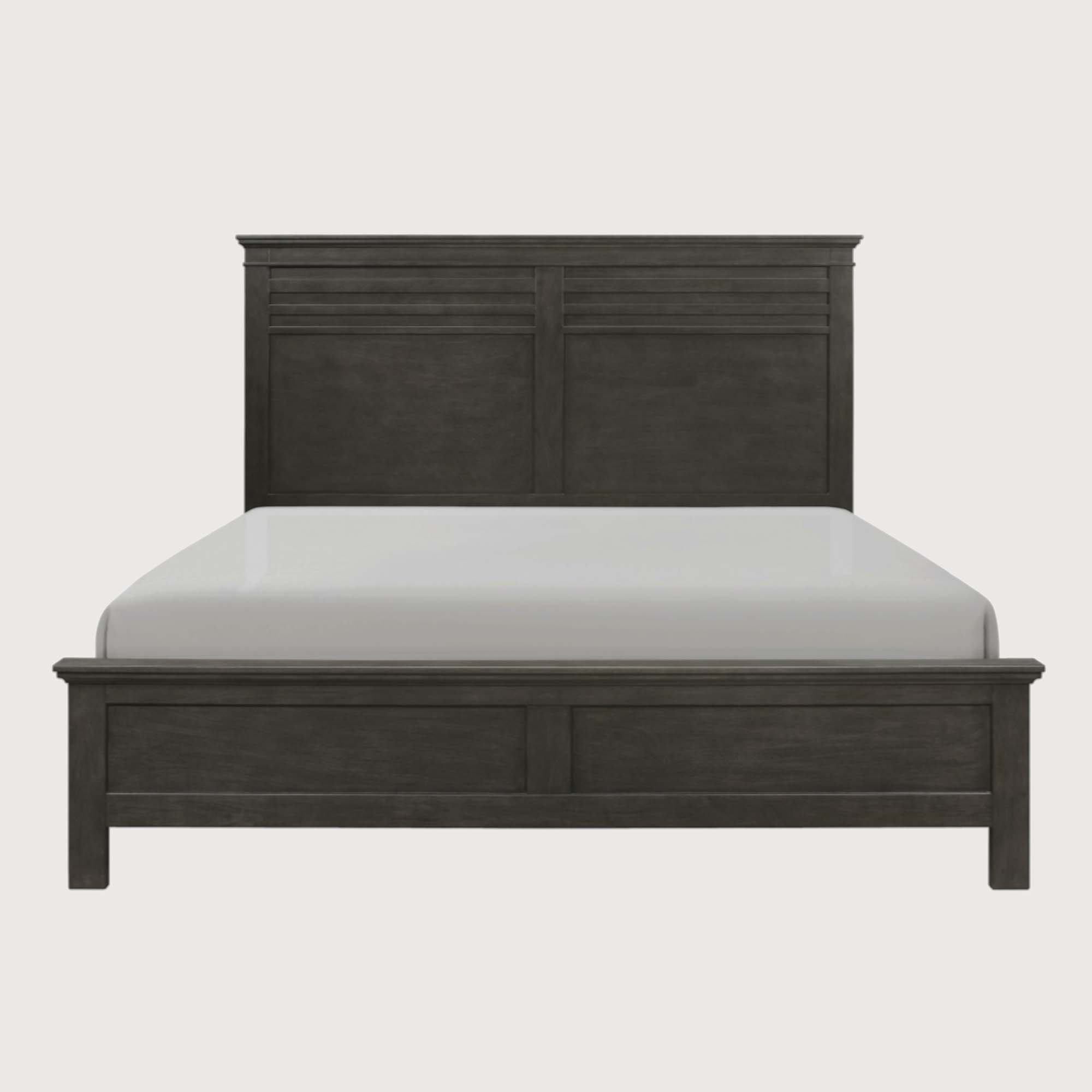 Red Barrel Studio Finish Bed 1Pc Transitional Style Wooden Bedroom ...