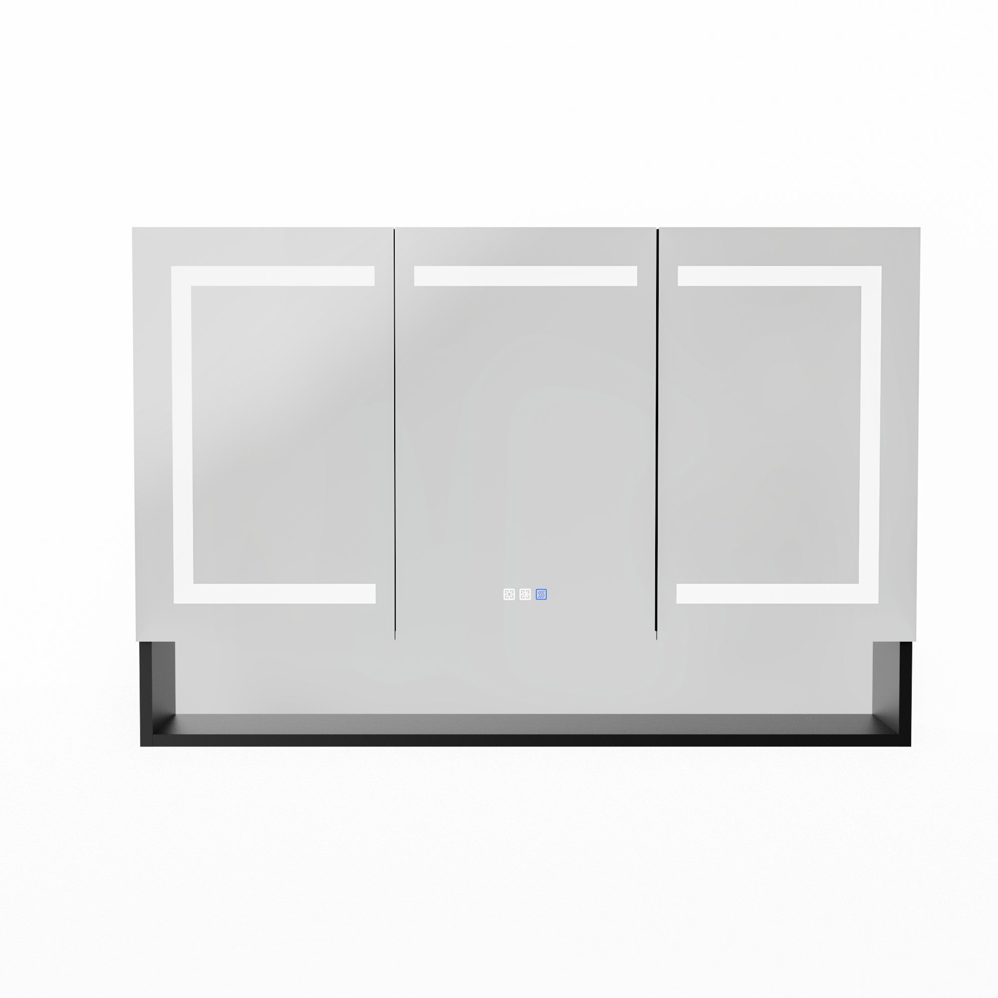 Orren Ellis Recessed or Surface Mount Frameless 3 of Door Medicine ...