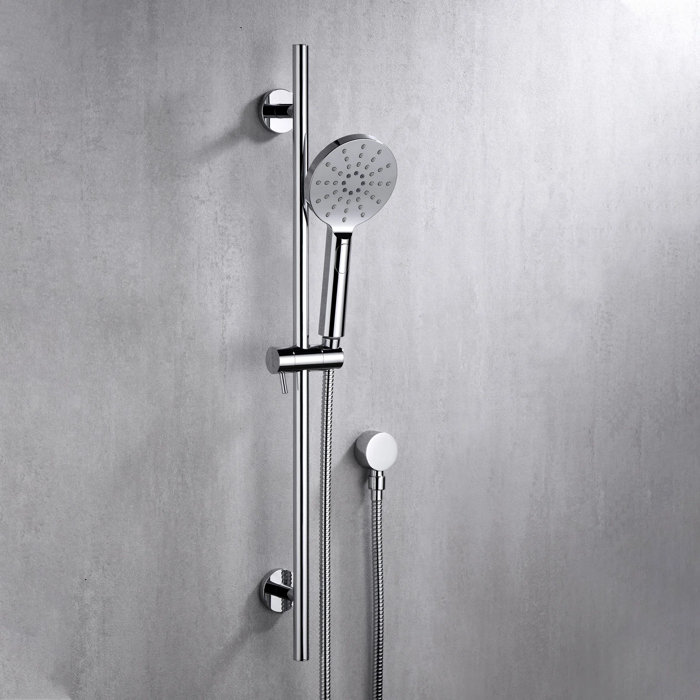 Luxier 30 In. Adjustable Slide Bar For Handheld Showerheads & Reviews ...