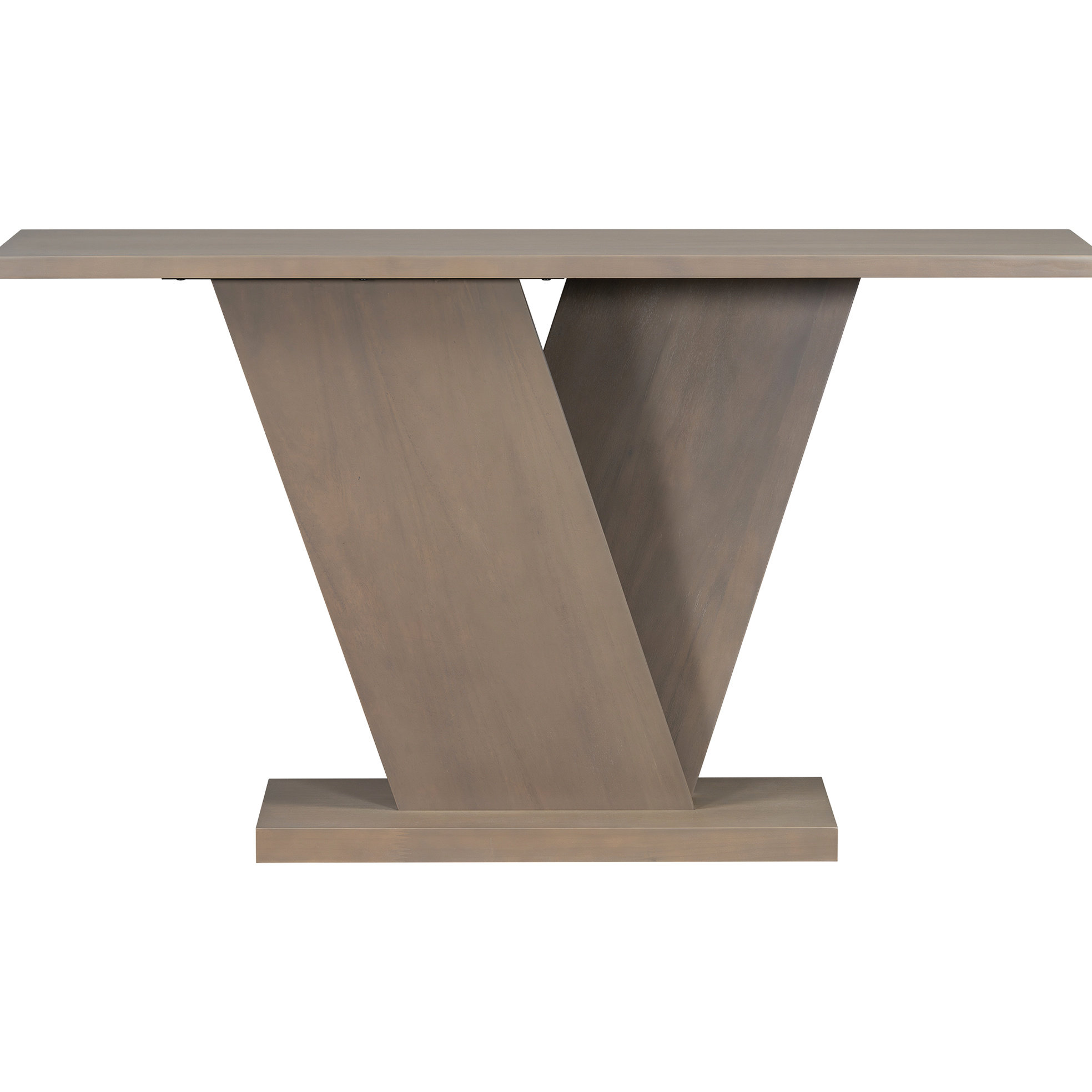 Latitude Run® Console Table With Natural Wood Veneer - Stylish ...