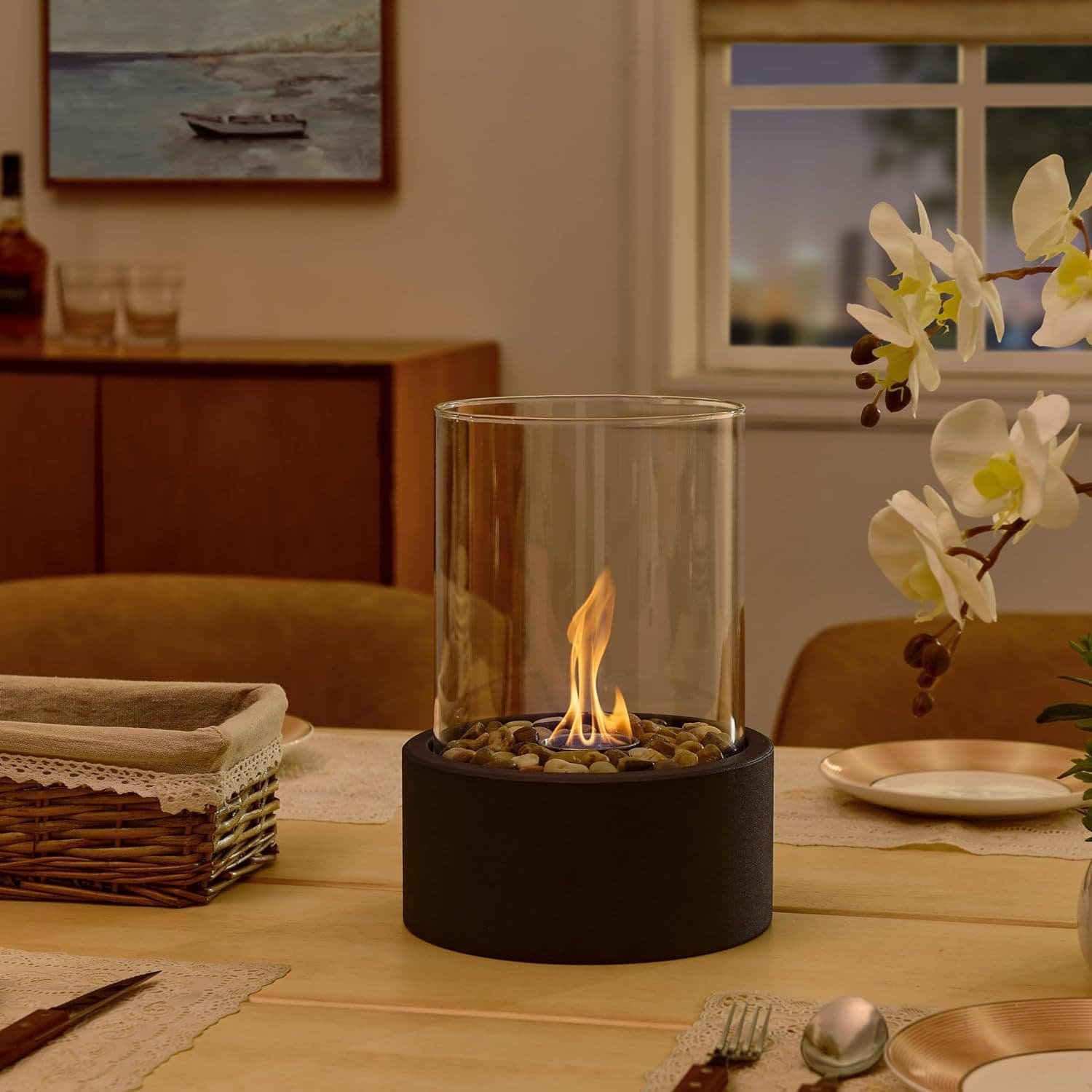 BOPWAY Portable Tabletop Fire Pit for Indoor & Outdoor | Wayfair