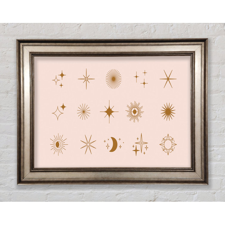 Bright Star Stars Of The Universe Subtle - Single Picture Frame Art ...