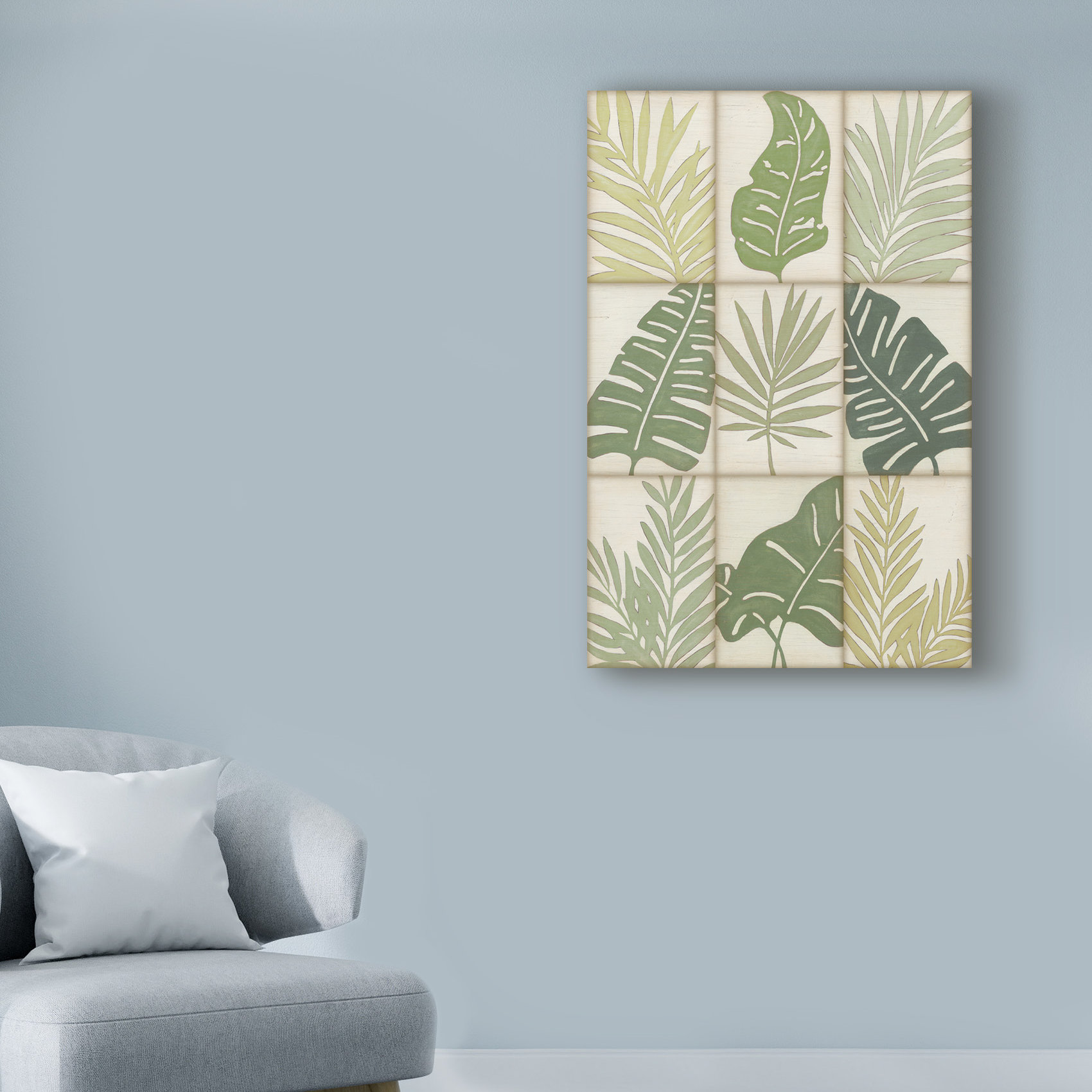 Bay Isle Home™ 'Verdant 9 Patch' Acrylic Painting Print on Wrapped ...