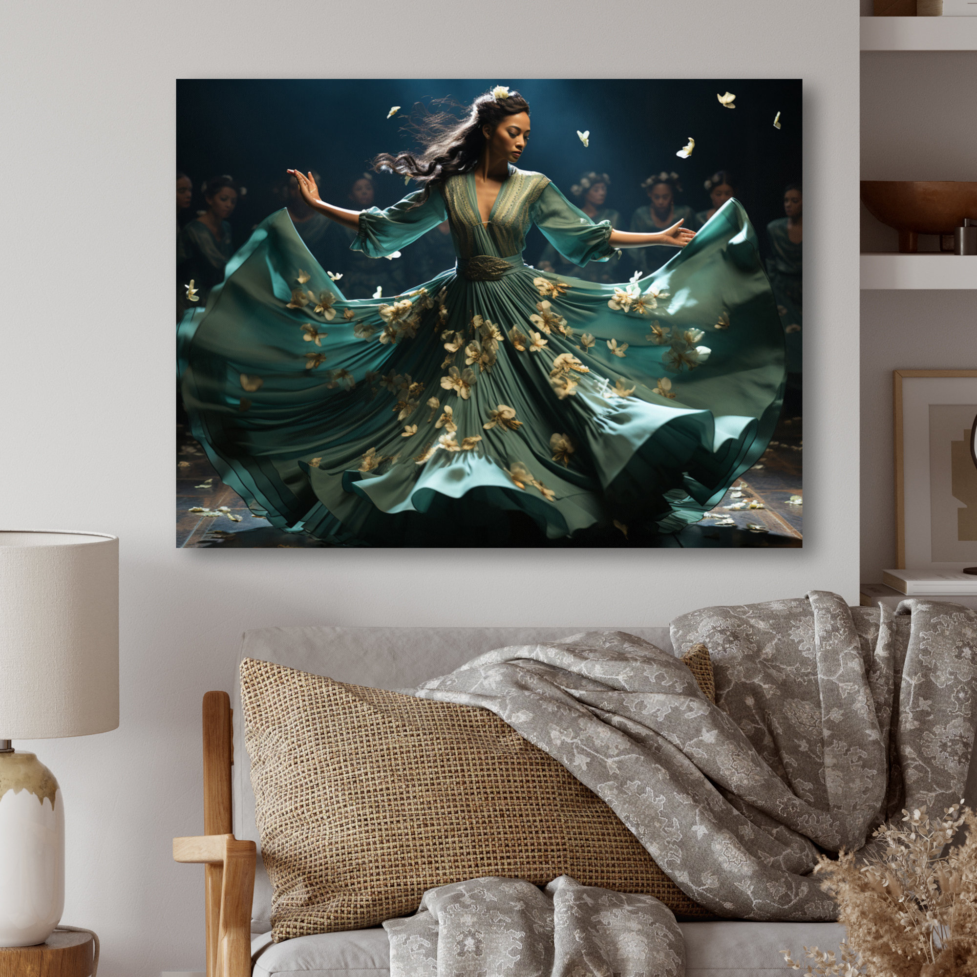 Winston Porter Elegant Rhythm Dancers II - Dance Print on Metal | Wayfair
