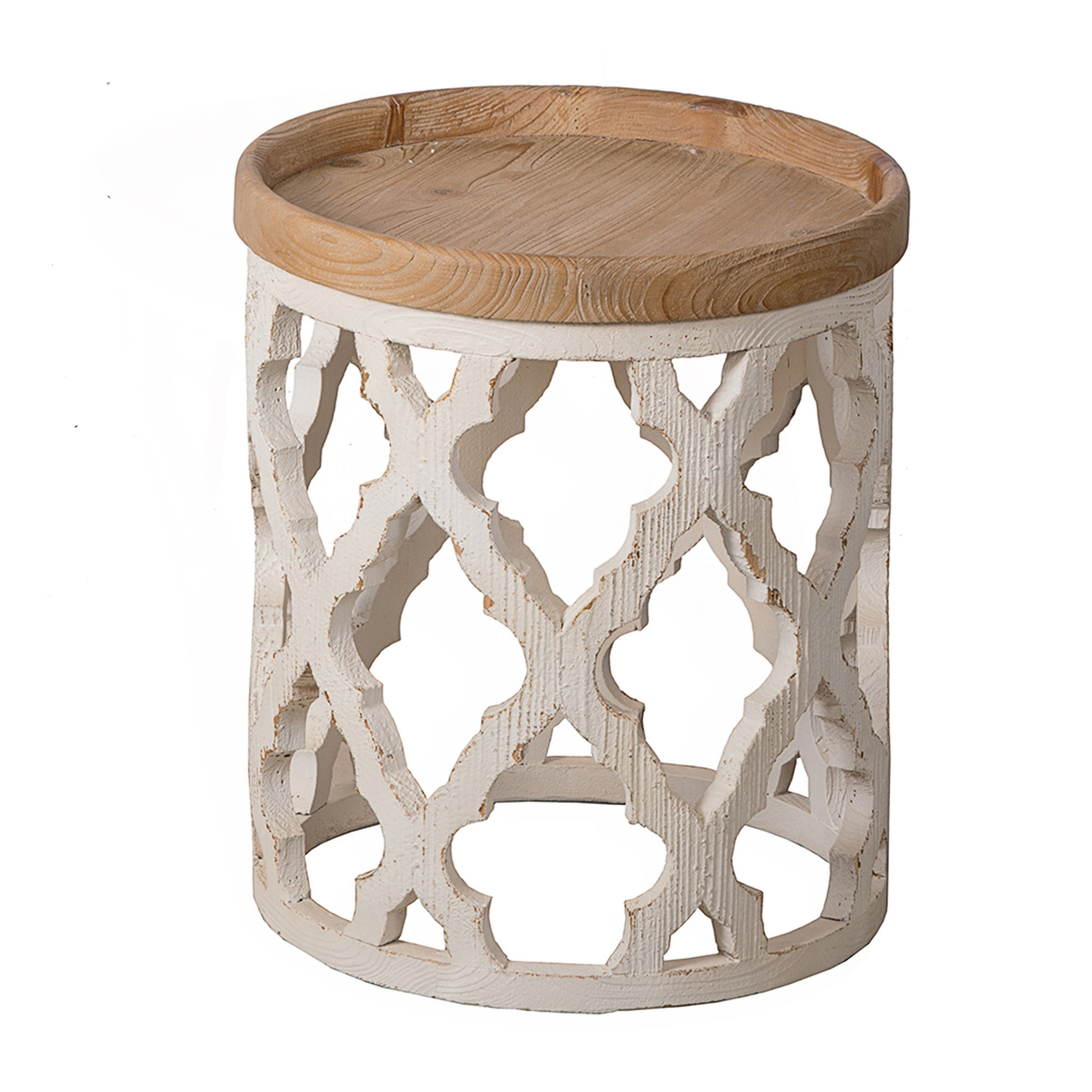 George Oliver Large Distressed Side Table | Wayfair