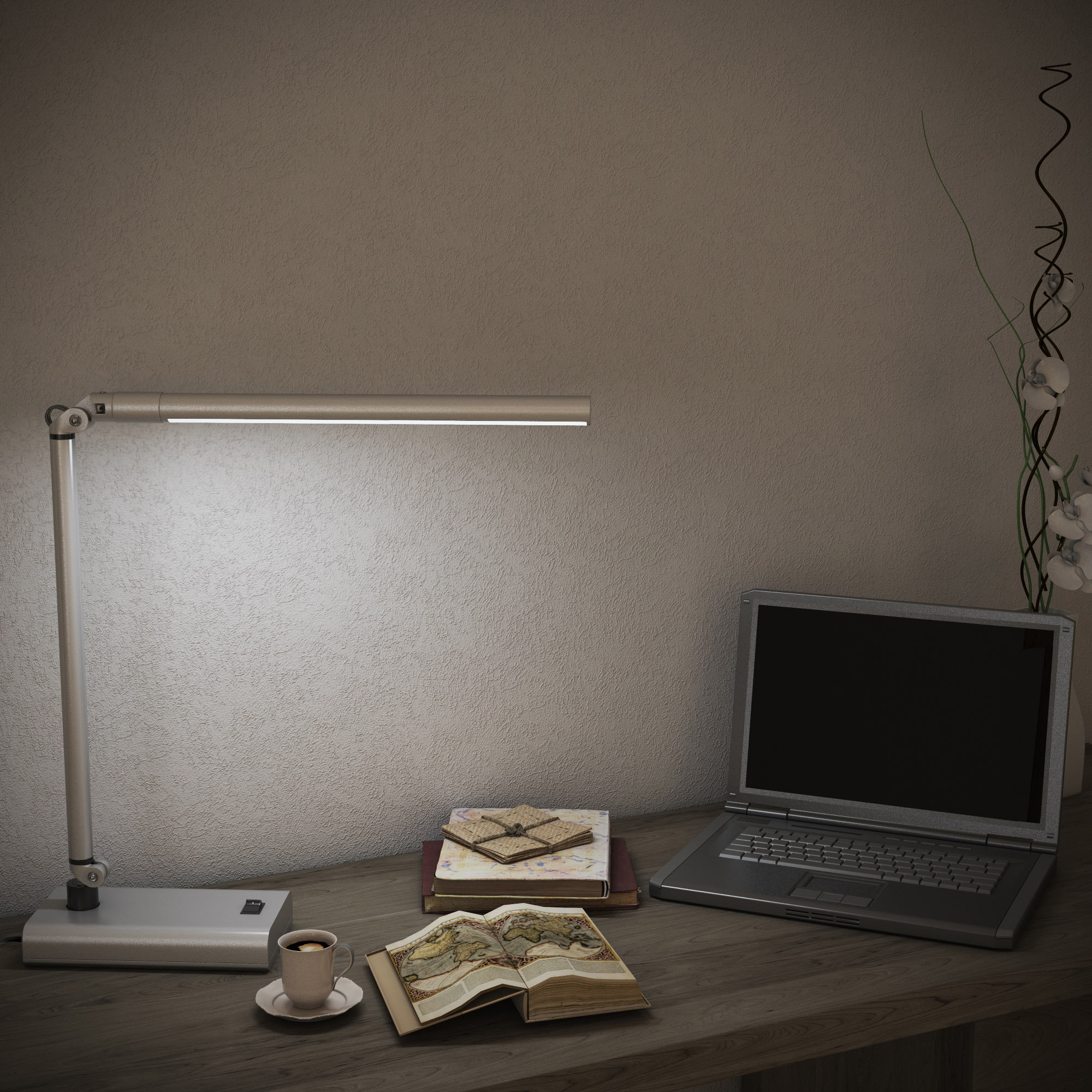 Latitude Run® Flitwick LED Strip 26" Desk Lamp & Reviews | Wayfair