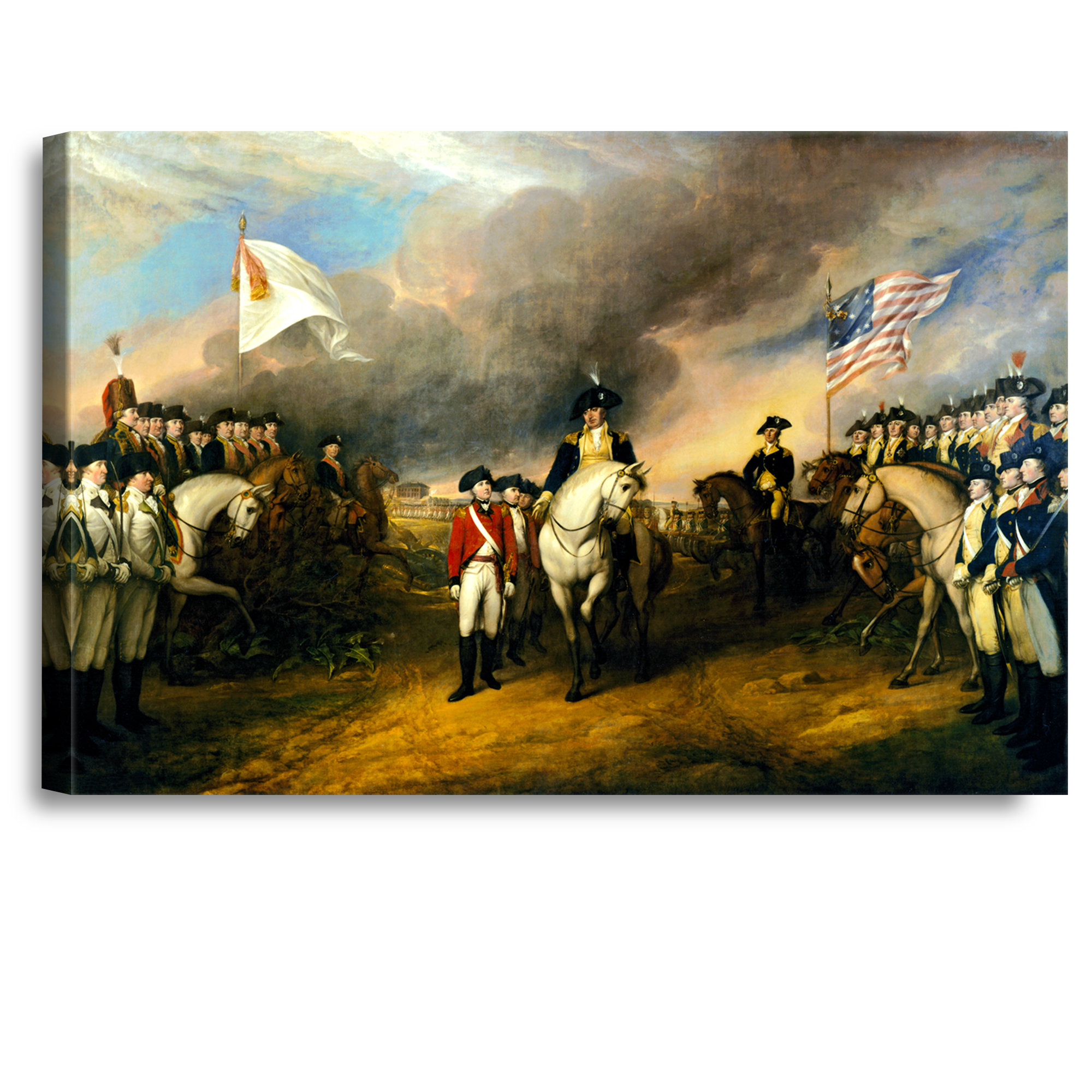 Charlton Home® Surrender of Lord Cornwallis by John Trumbull The World ...