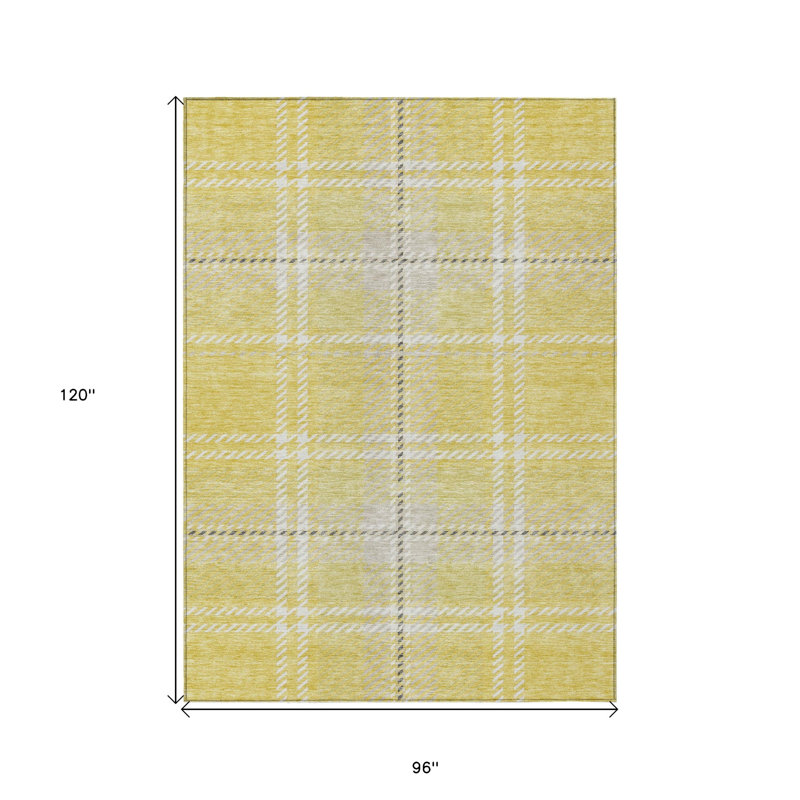 HomeRoots Rectangle Machine Woven Area Rug | Wayfair