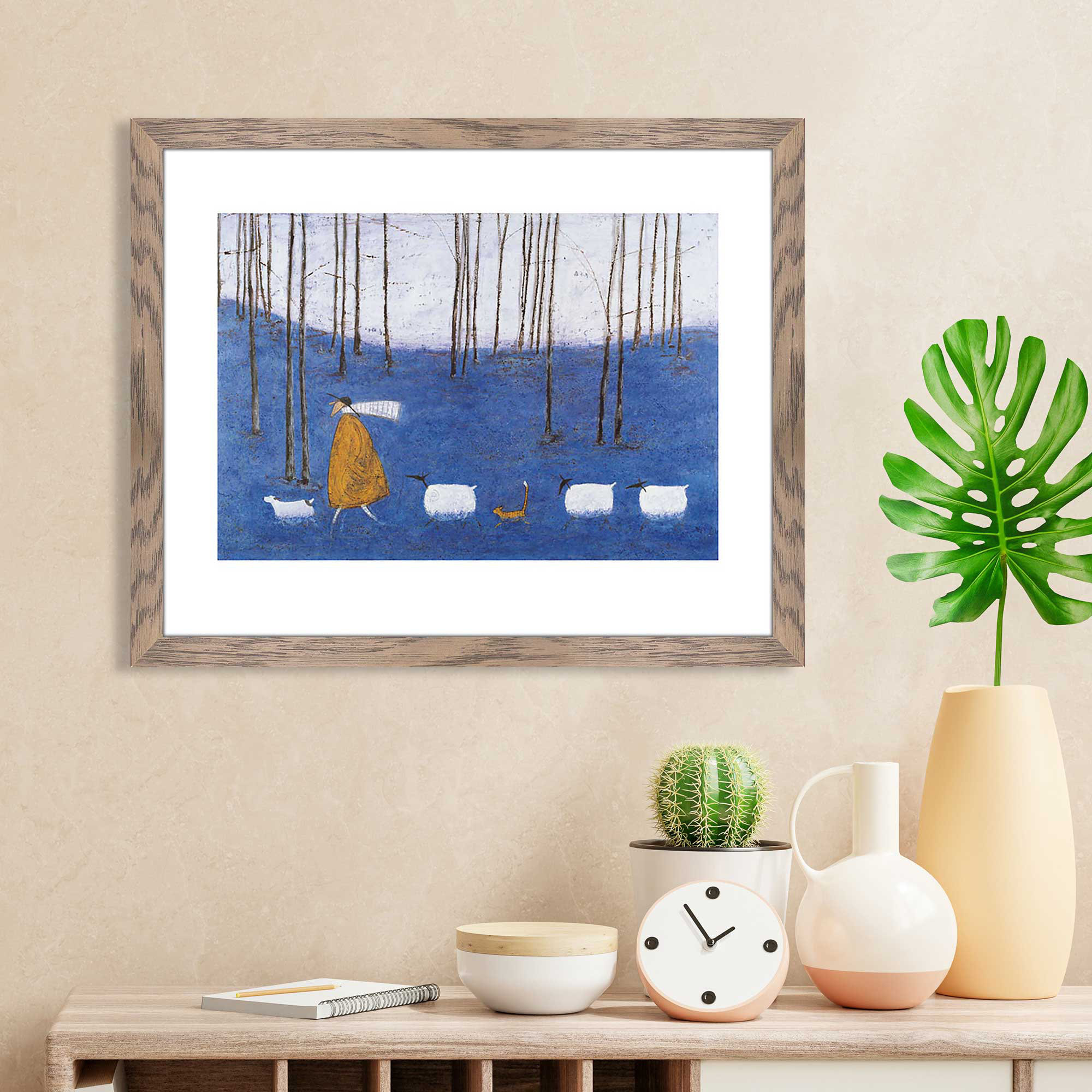 August Grove® Tiptoe Through the Bluebells by Sam Toft - Picture Frame ...