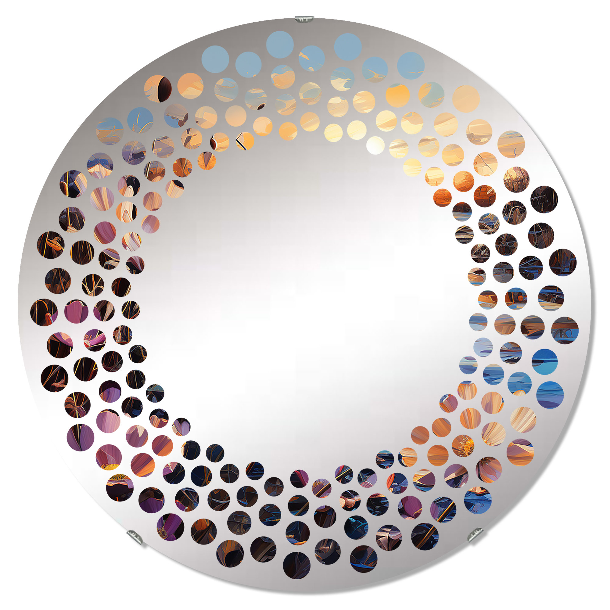 East Urban Home Pink Morning Glory Liquid Art Flower Field III - Polka ...