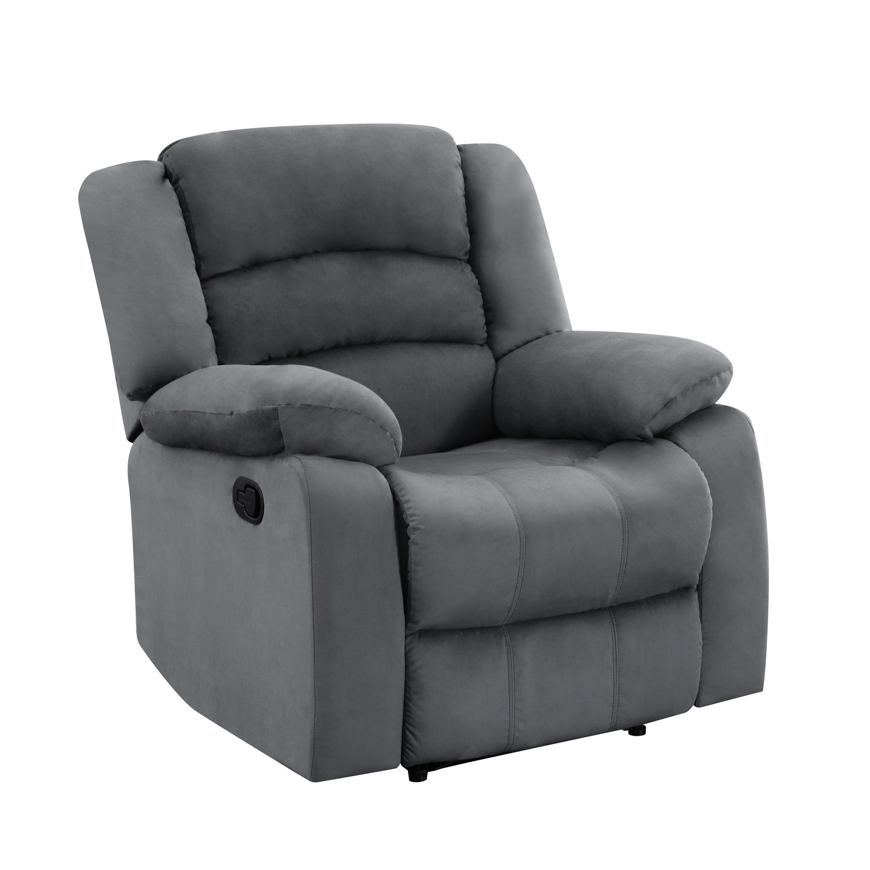 Ophelia & Co. Transitional Gray Recliner, 125.16 Lb Package Weight, 8 ...