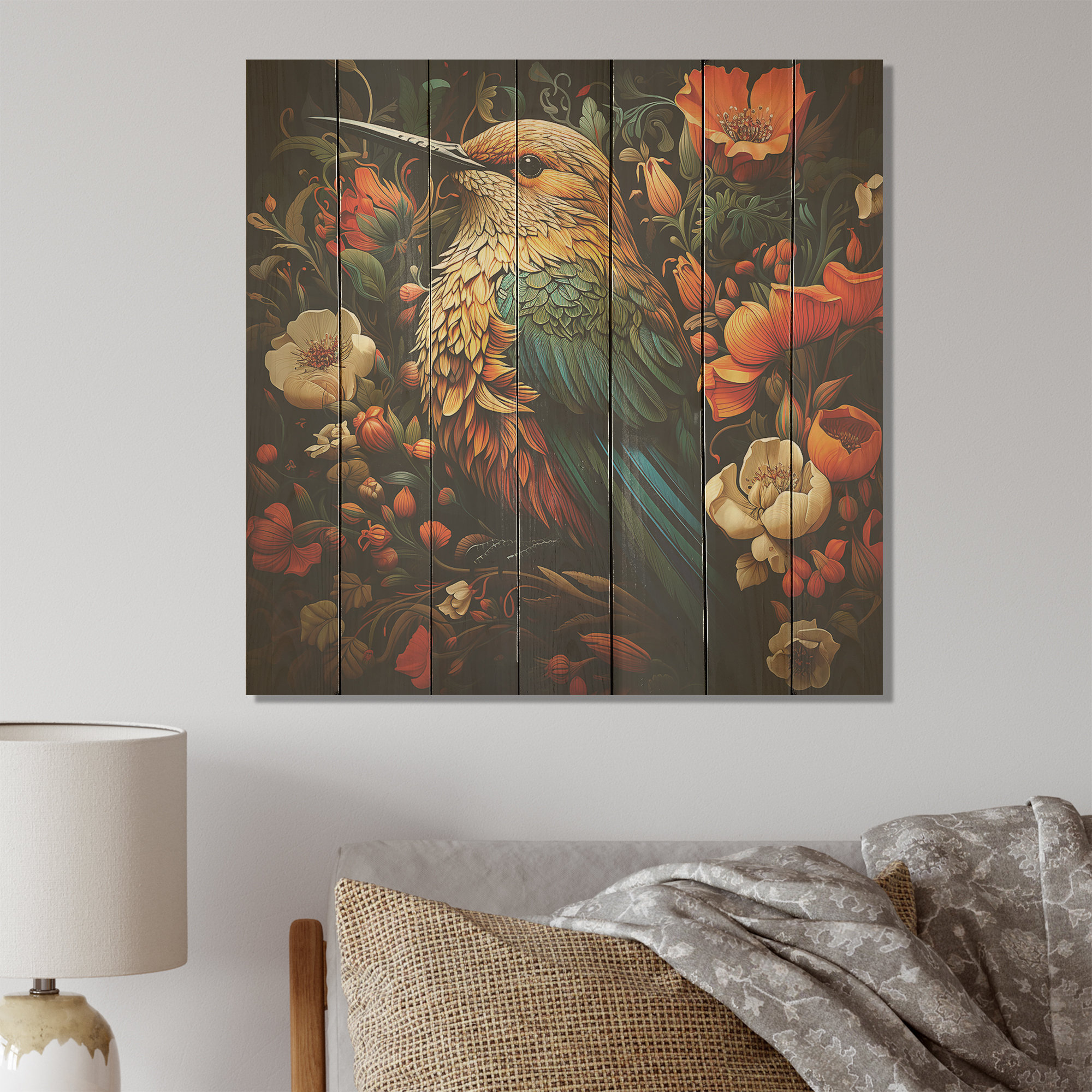 Winston Porter Hummingbird Gardens Guardian - Hummingbird Animal On ...