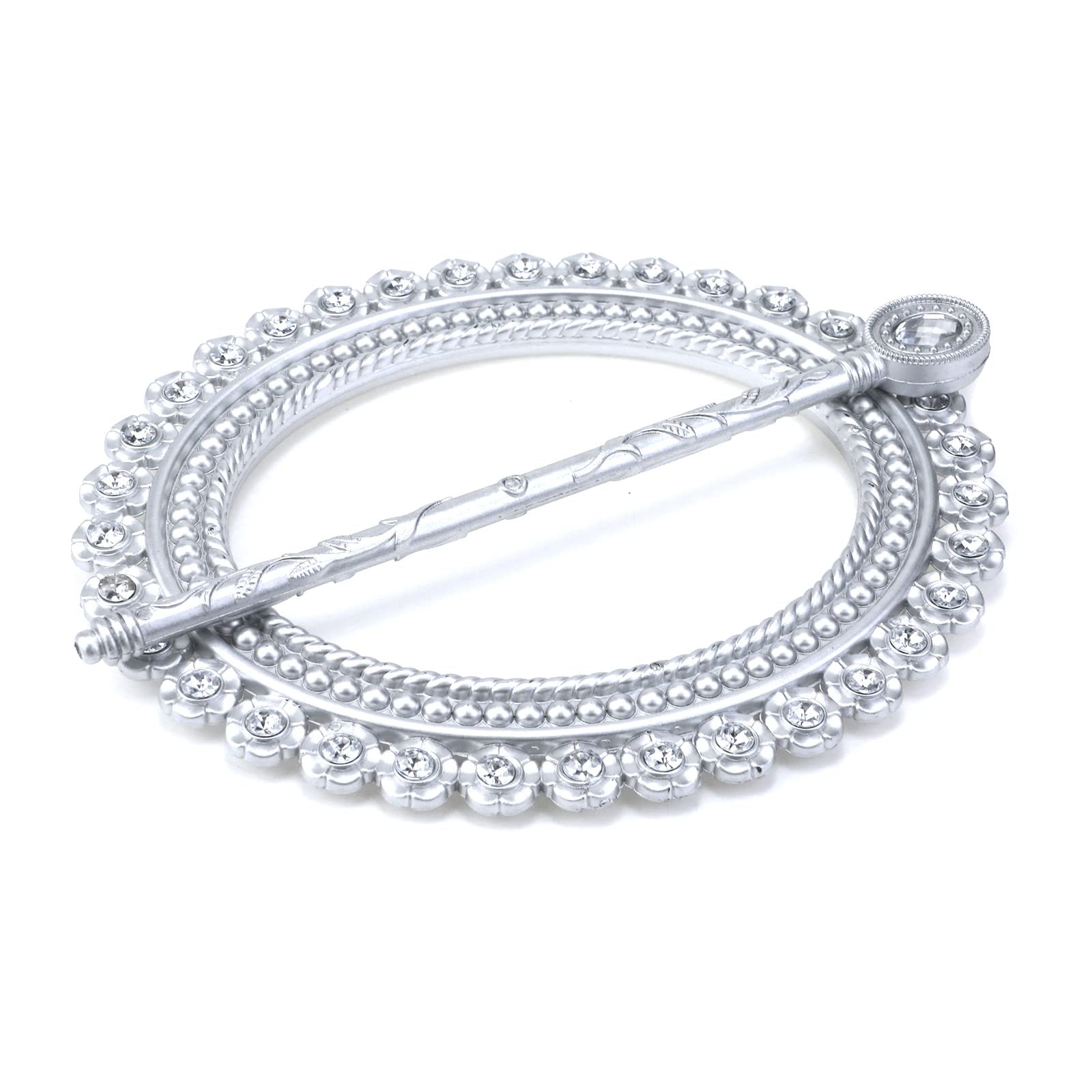 Rosdorf Park Set Of 2 Silver Curtain Tie With Rod Plastic Curtain ...