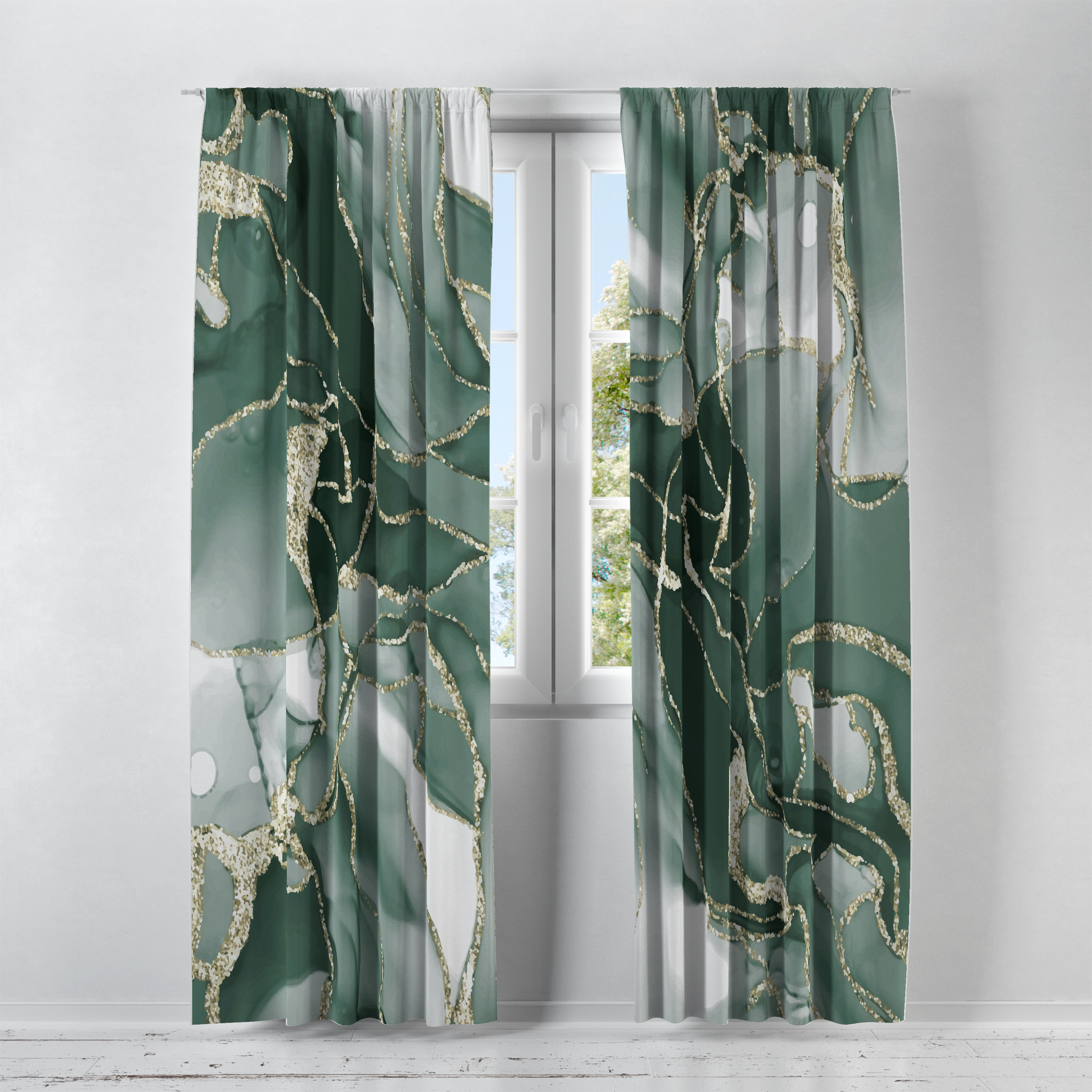Folk N Funky Polyester Curtain | Wayfair